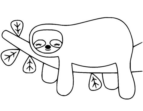 나무늘보 색칠 공부 Kr에서 무료 색칠 공부