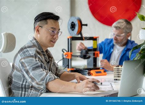 Architects Making House Model Using 3d Printer Fdm Technology For