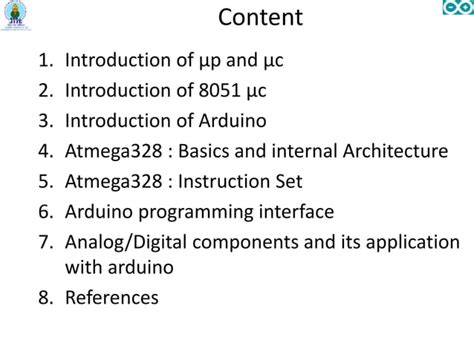 Embedded System Design Using Arduino Pptx
