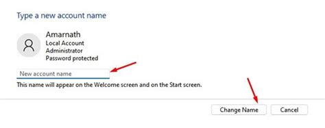How To Change Your Account Name On Windows