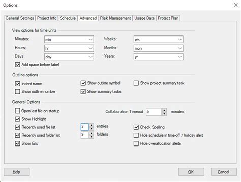 Open Recent Files Project Plan