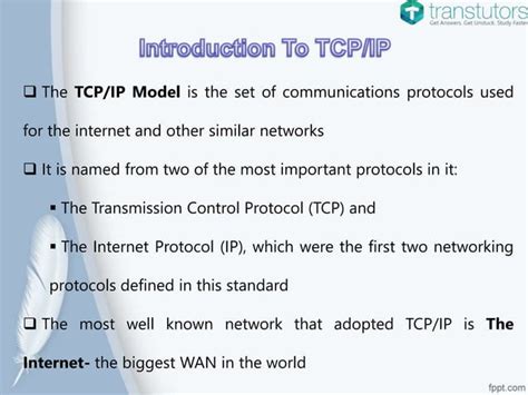 Tcp Ip Model Computer Science Pptx Computer Networking Computing