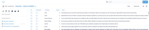 Models Does Not Respect The Column Visibility Setting · Issue 22520 · Metabasemetabase · Github