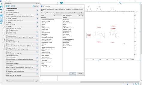 Nmr Data Processing In Jason List Of All Functions Jeol Jason