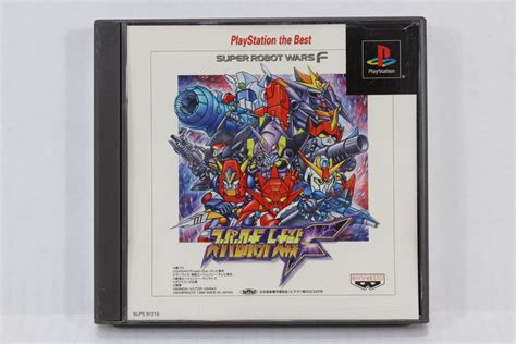 No Manual Super Robot Wars F The Best B Ps1 Retro Games Japan