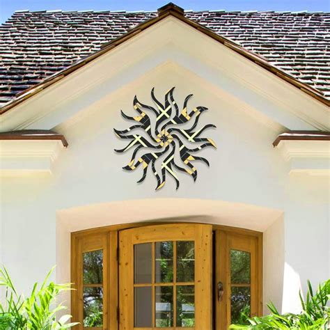 Outdoor Metal Wall Art Etsy