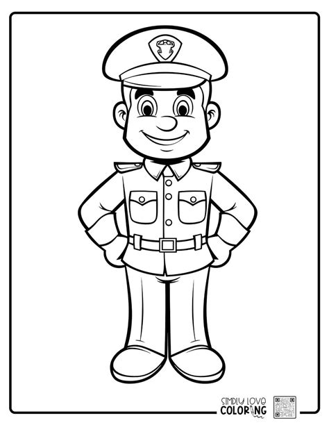39 Police Officer Coloring Pages Free Pdf Printables Simply Love