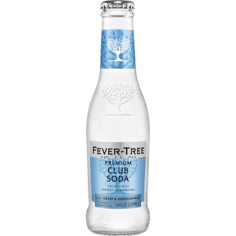 Fever Tree Premium Club Soda 4 Pack 6 8 Oz Bottles Beverages2u