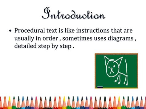 PPT Procedural Text PowerPoint Presentation Free Download ID 1842475