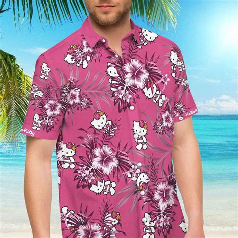 Hello Kitty Hawaiian Shirt