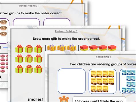 Year 1 Maths Order Groups Of Objects Lesson Autumn Block 4 By
