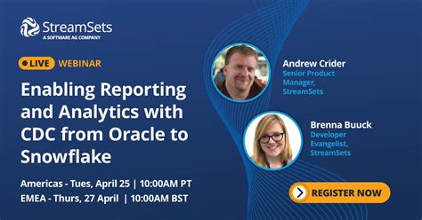 Streamsets On Linkedin Enabling Reporting And Analytics With Cdc From