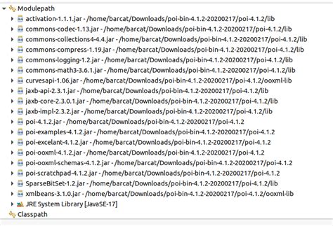 Trouble To Add Apache Poi Integration In Java Project Using Eclipse