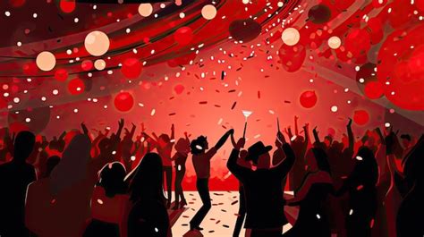 Premium Photo Party Background