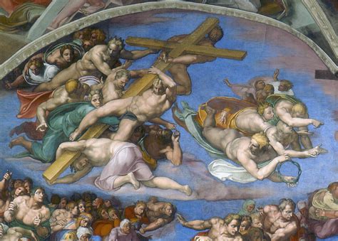 Sistine Chapel Michelangelo Self Portrait