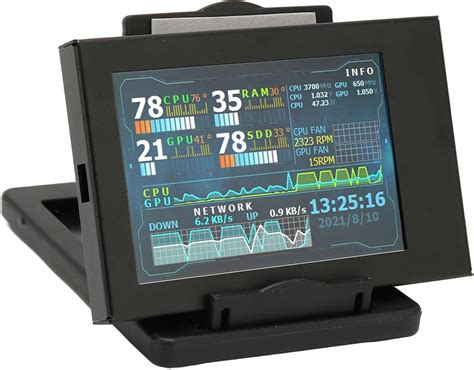 35 Inch Computer Temp Monitor Mini Ips Usb Screen Support Horizontal Vertical Screen Switching