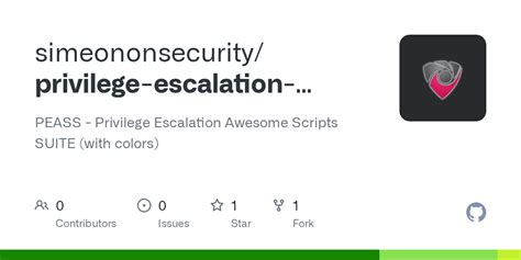 Github Simeononsecurityprivilege Escalation Awesome Scripts Suite