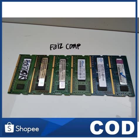 Jual Ram Laptop Memory Laptop Sodimm Ddr3 1gb Shopee Indonesia