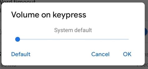 Volume On Keypress Adjustment Doesnt Work When I Try To Adjust The Slider From Default To