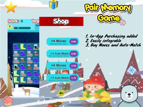 Pair Memory Game Unity Complete Project GameDev Market