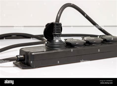 An Electric Plug And Socket Stock Photo Alamy