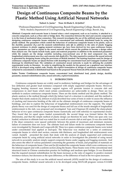 Pdf Design Of Continuous Composite Beams By The Plastic Method Using