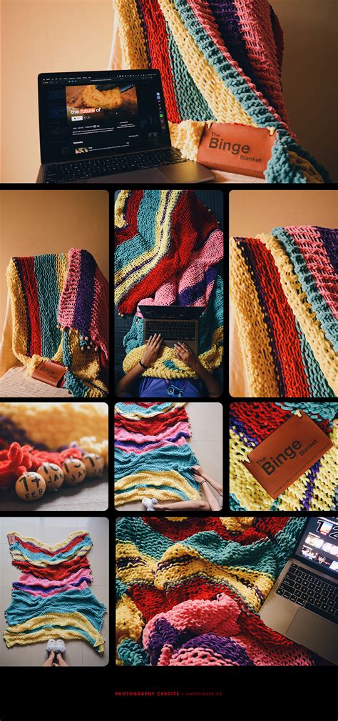 The Binge Blanket Tangible Data Visualisation Behance