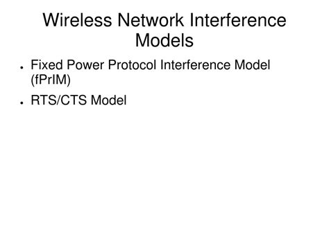 ppt efficient interference aware tdma link scheduling for static wireless networks powerpoint