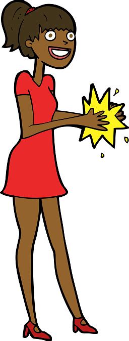 말풍선이 있는 여자 클래핑 시계바늘 낙서 드로잉에 대한 스톡 벡터 아트 및 기타 이미지 낙서 드로잉 등장인물 만화 Istock