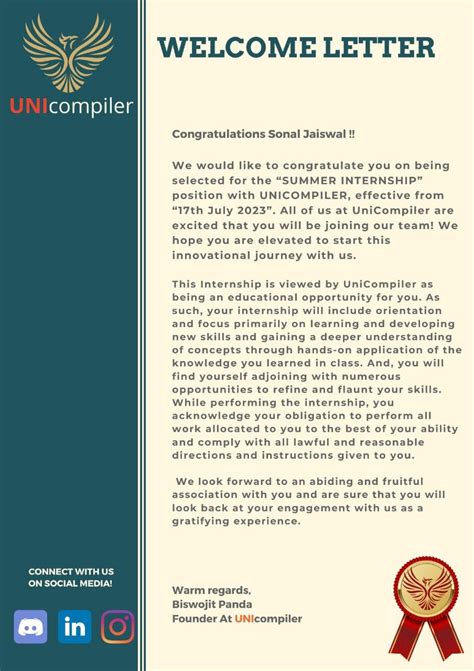 Sonal Jaiswal On Linkedin Webdevelopment Internship Unicompiler