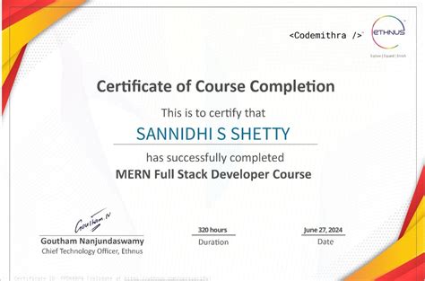 Sannidhi Shetty On Linkedin Mernstack Fullstackdeveloper Webdevelopment Careergrowth