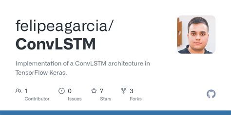 Github Felipeagarcia Convlstm Implementation Of A Convlstm Architecture In Tensorflow Keras