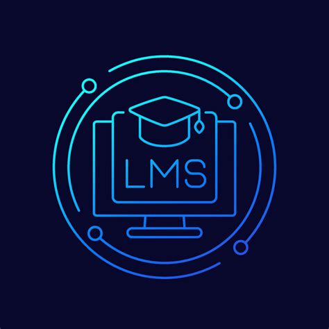 LMS Learning Management System Thin Line Icon Vector Art At Vecteezy