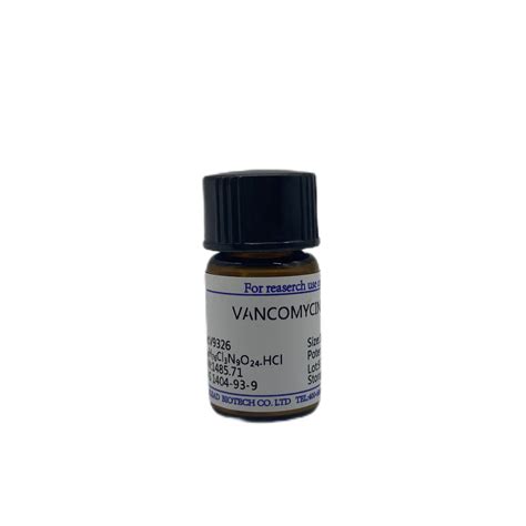Vancomycin Hcl 盐酸万古霉素（货号：v9326）