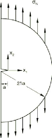 Geometry For Edge Crack Specimen Download Scientific Diagram