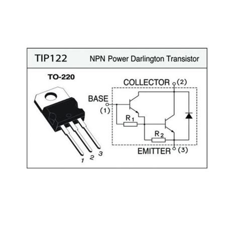 TRANSISTOR NPN DARLINGTON TIP122 Tettsa Tienda