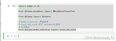 Sklearn笔记9 Knn参数crossvalscore调参import Numpy As Np From Sklearn Sklearn笔记9 Knn参数crossvalscore调参import Numpy As Np From Sklearn