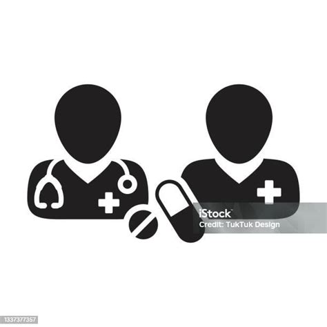 글리프 픽토그램에서 치료 및 상담을위한 알약과 태블릿 환자 벡터와 간호 아이콘 의사 에 대한 스톡 벡터 아트 및 기타 이미지 Healthcare