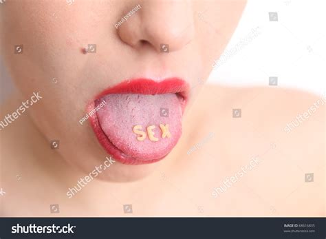 Woman Sex On Her Tongue Stock Photo Shutterstock