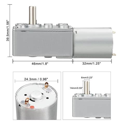24v 10 Rpm Worm Gear Box Motor Roboticsdna