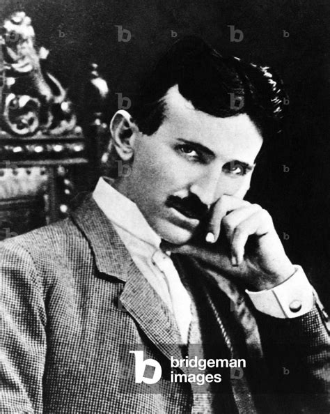 Image Of Nikola Tesla Physicist Engineer And Inventor Of Alternating