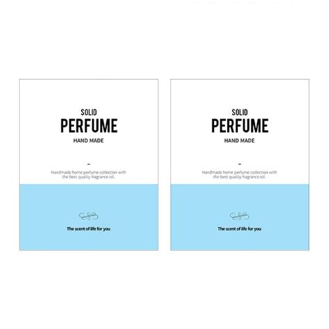 고체향수 스티커 1장 1매 5장구성