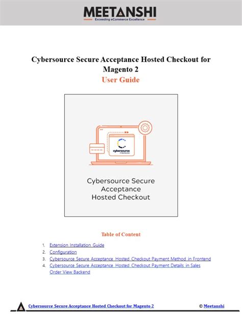 Ppt Magento 2 Cybersource Secure Acceptance Hosted Checkout