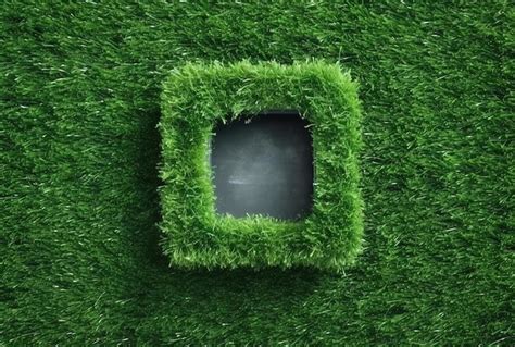 Premium Ai Image Top View Of Artificial Plastic Grass
