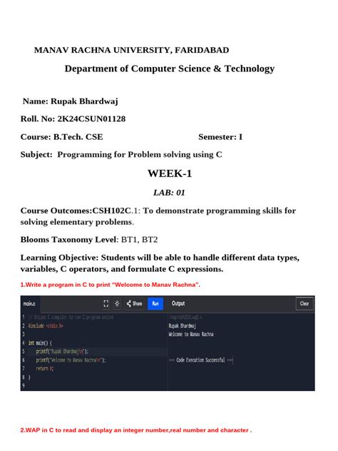 Rupakk 1 Pdf Matrix Mathematics String Computer Science