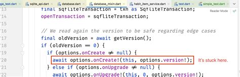 Sqflite Makes Flutter Integration Tests To Await Forever Issue 841