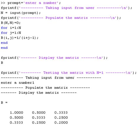 Solved Prompt Enter A Number Fprintf N Input