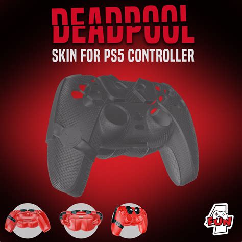 📁 Deadpool Ps5 Booty Controller Decorative 3mf File Included・ Stl
