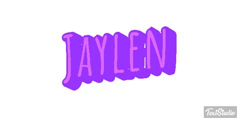 Jaylen Nombre Diseños De Logotipos  Animados