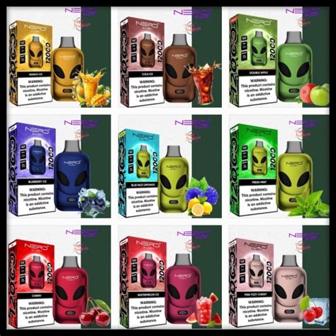 NERD Alien 12000 Puffs Disposable Vape Shop Dubai Mall